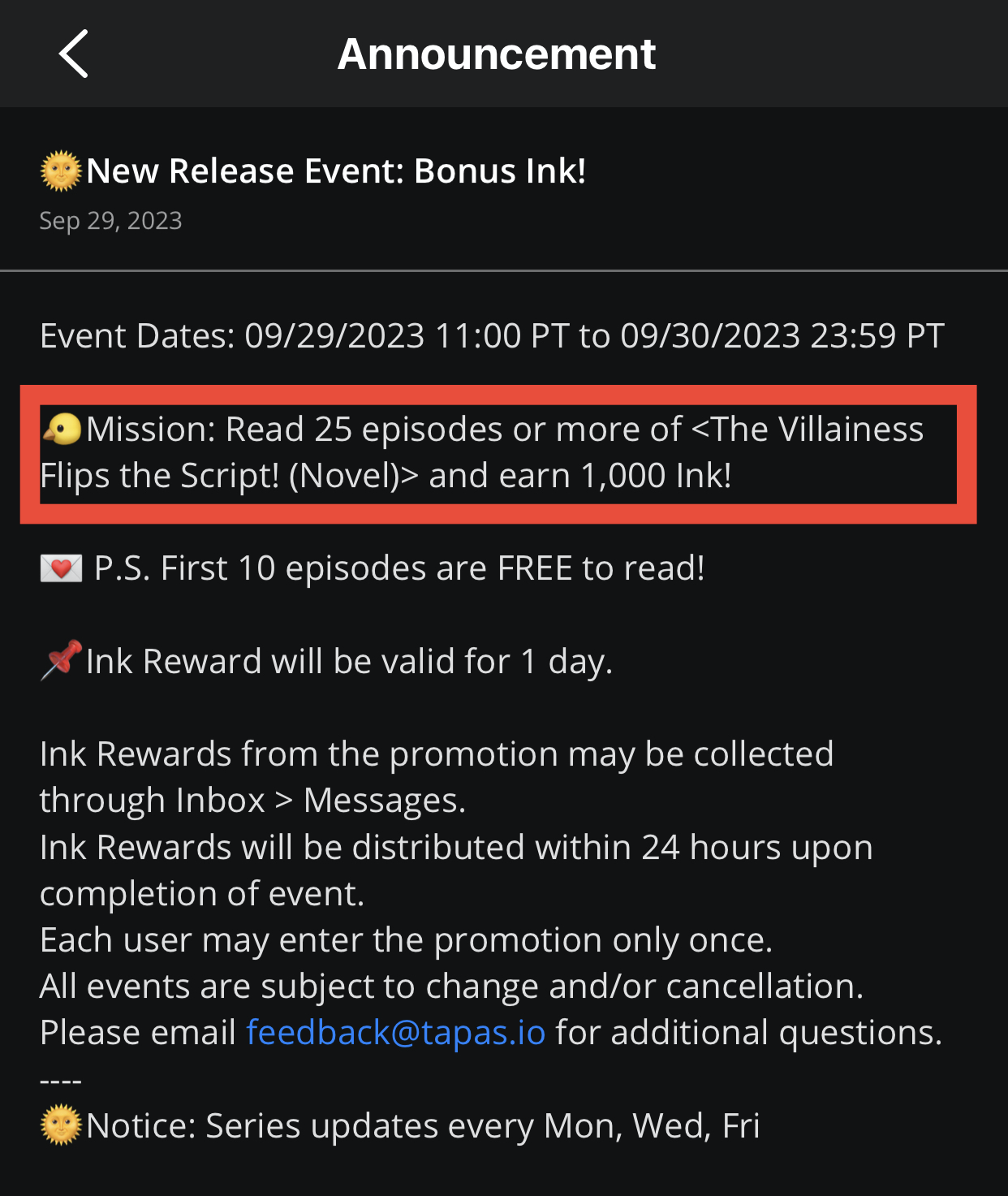 What is the difference between a Reading Event and an Unlock Event? – Tapas